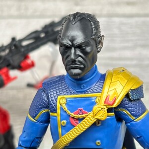GI Joe Troop Builder Head Custom Head Sculpt 1/12 Classified, Black ...