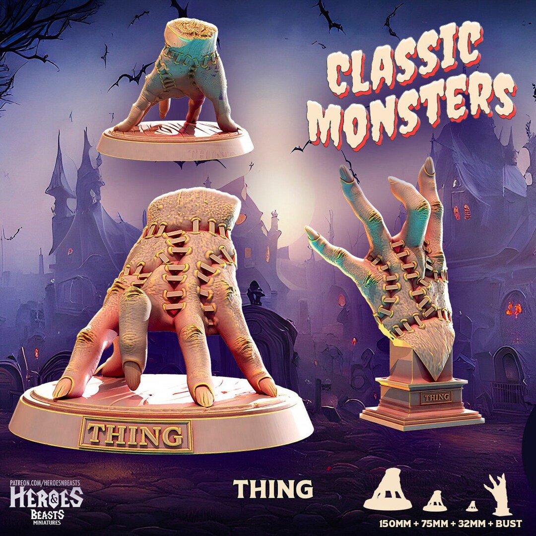 Thing | Monster Miniature | Heroes & Beasts | Classic Movie Monsters ...