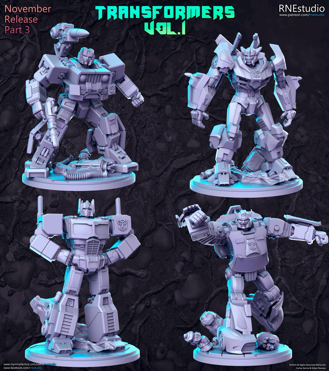 Disguised Robots Dnd Miniature: RN Estudio Tabletop RPG Mini - Etsy