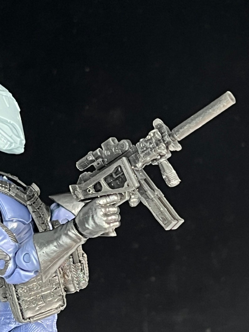 1/12 UMP 45 Suppressed Assault Rifle SMG 1:12 Scale Toy - Etsy