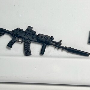 3d Printed AK-12 Set Eotech Bayonet 1:12 6" GI Joe Classified/marvel ...