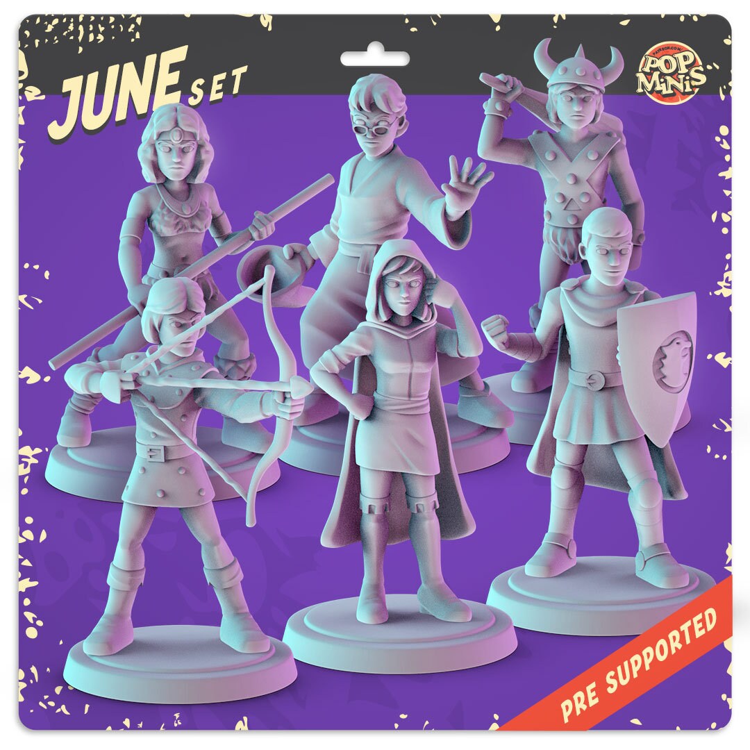 Dungeons And Dragons Cartoon Miniatures