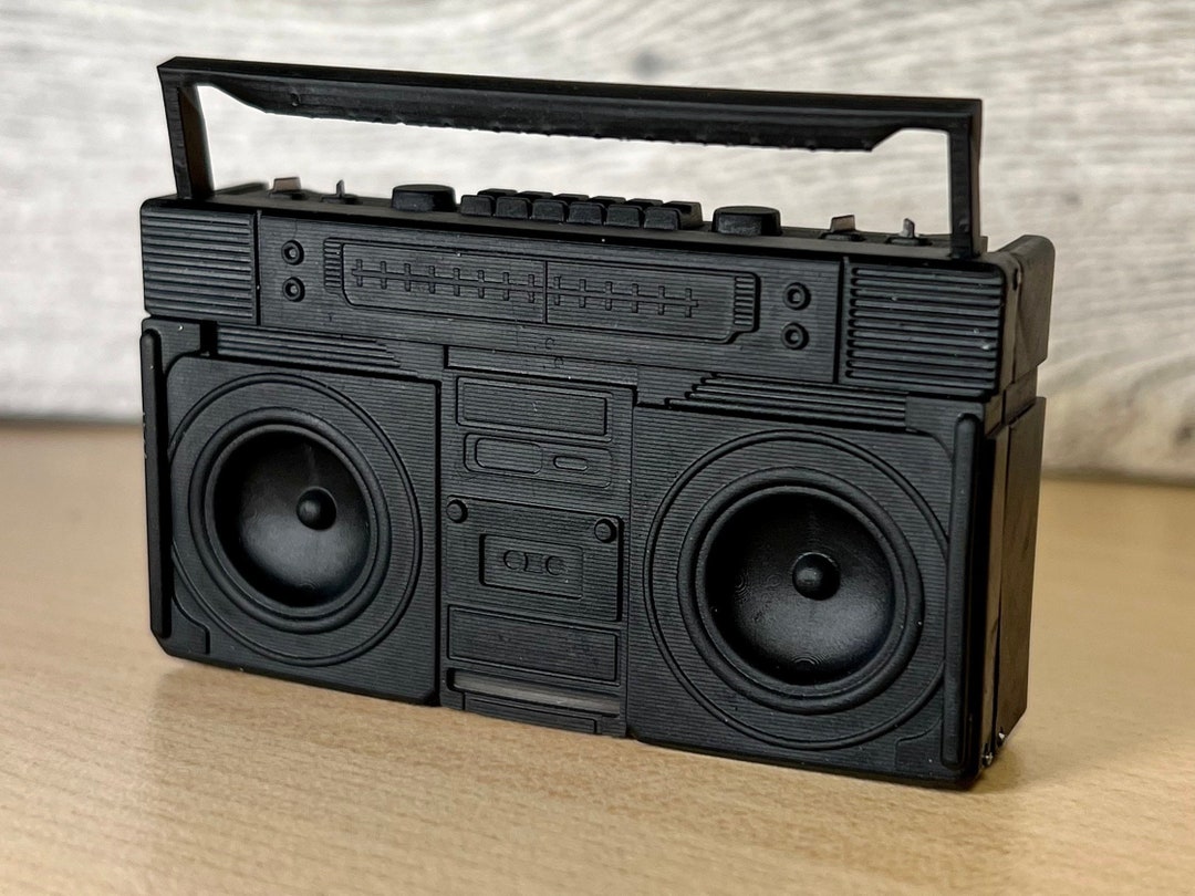 1/12 Mini Retro Boombox Suitcase for Action Figures, GI Joe, Marvel ...