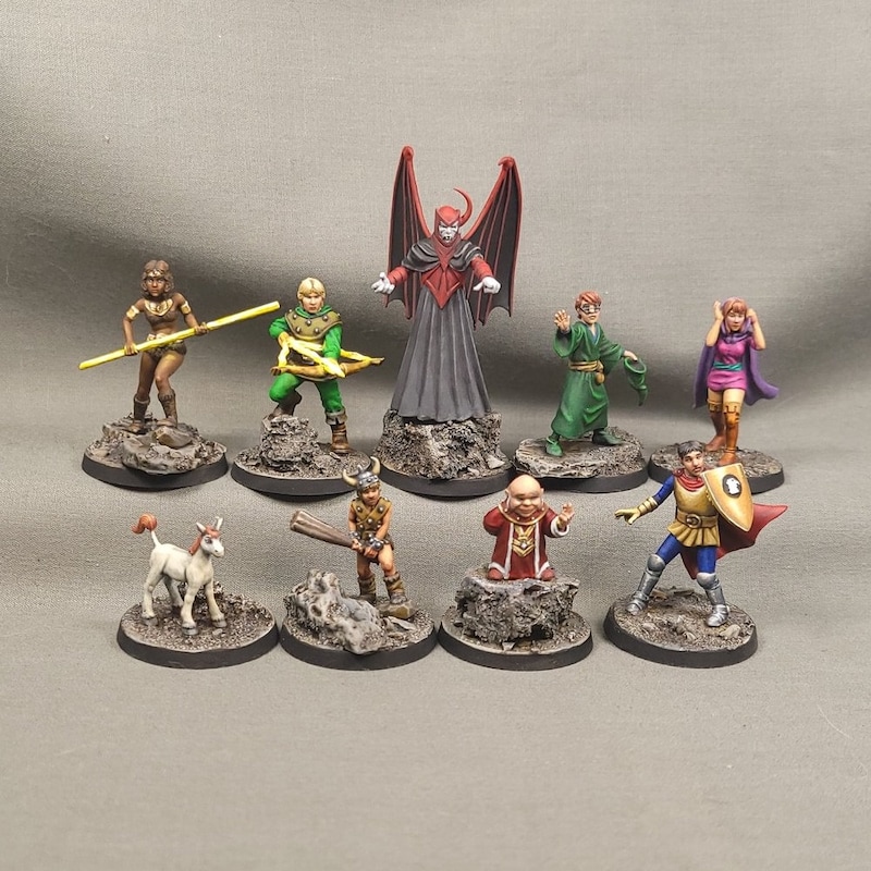 Dungeons and Dragons Miniatures Painted - Etsy