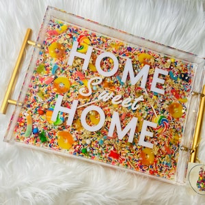 Custom Tray- Choose Your Own Words, Letters, Materials, Phrase, or Tray ...