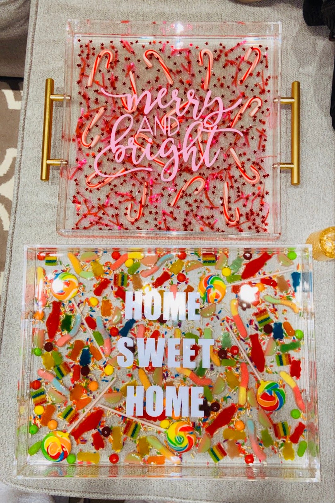 Custom Tray Choose Your Own Words, Letters, Materials, Phrase, or Tray ...