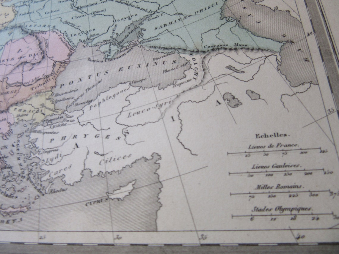 Old Vintage French Map of Europe for Art/cartography/map | Etsy
