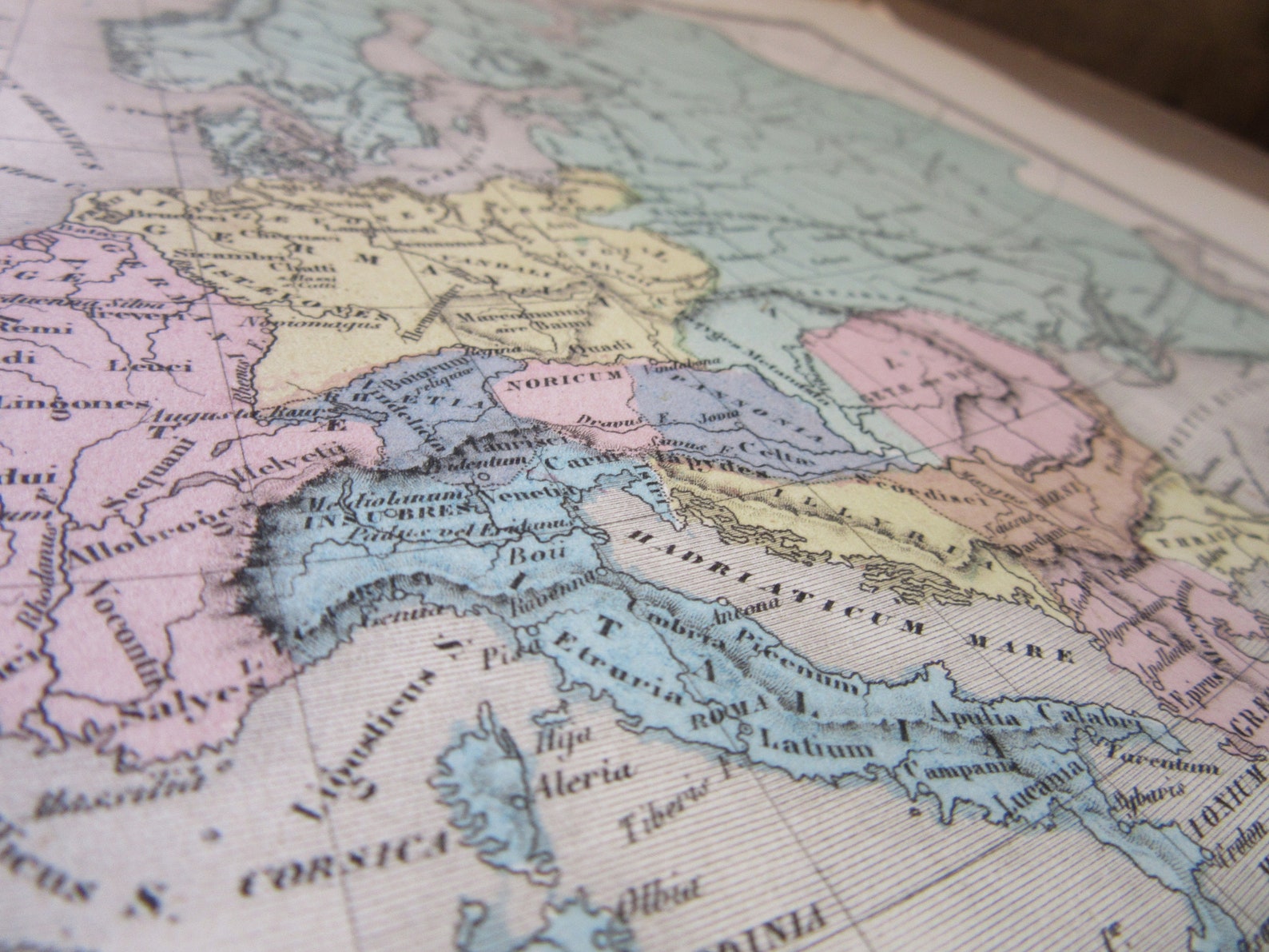 Old Vintage French Map of Europe for Art/cartography/map - Etsy