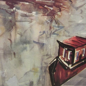 Mid-century Unframed Art, Claude Ducollet Lithograph, "paris -notre ...