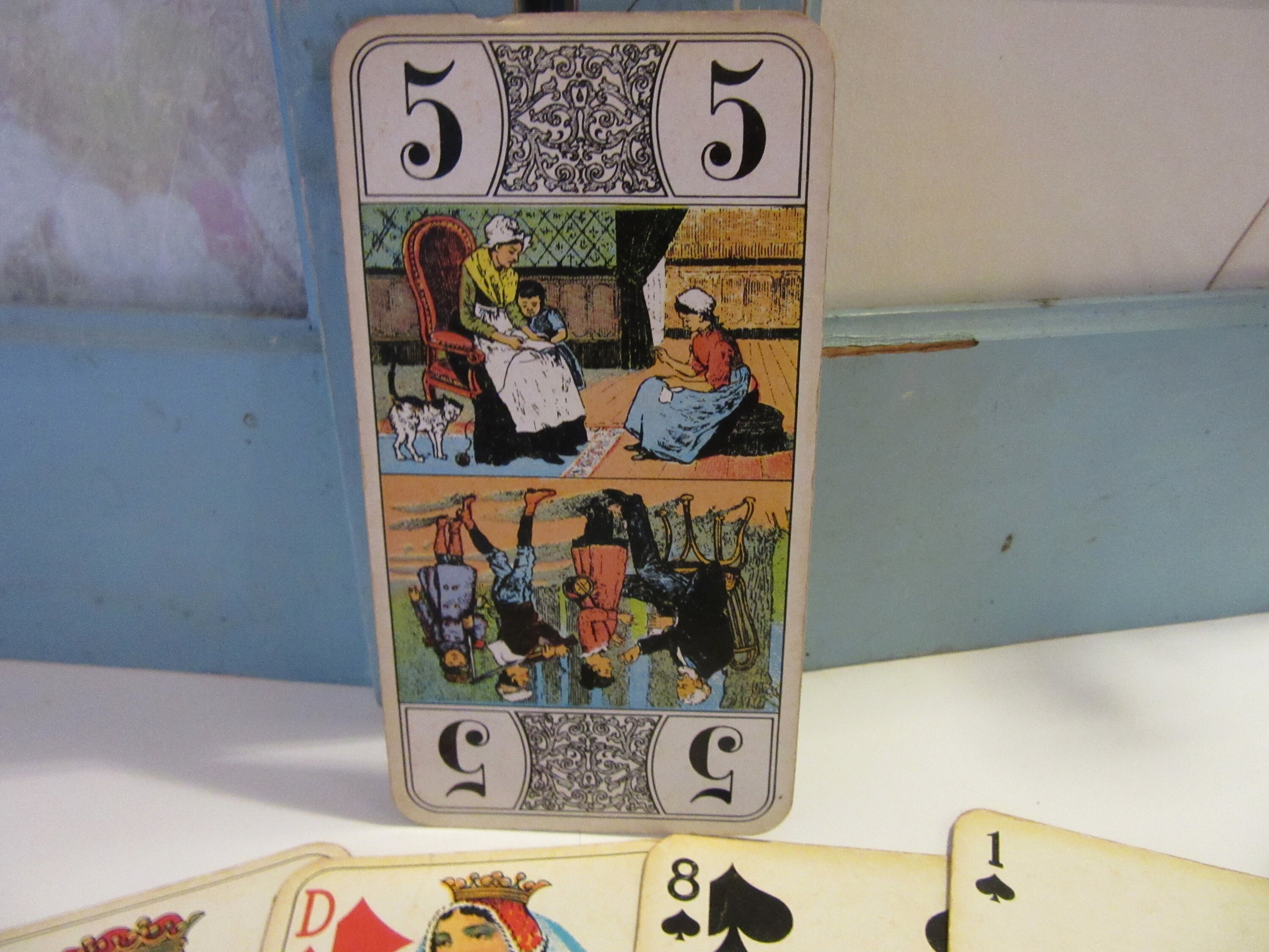 Vintage Full French Deck of Tarot Cards Journaling - Etsy
