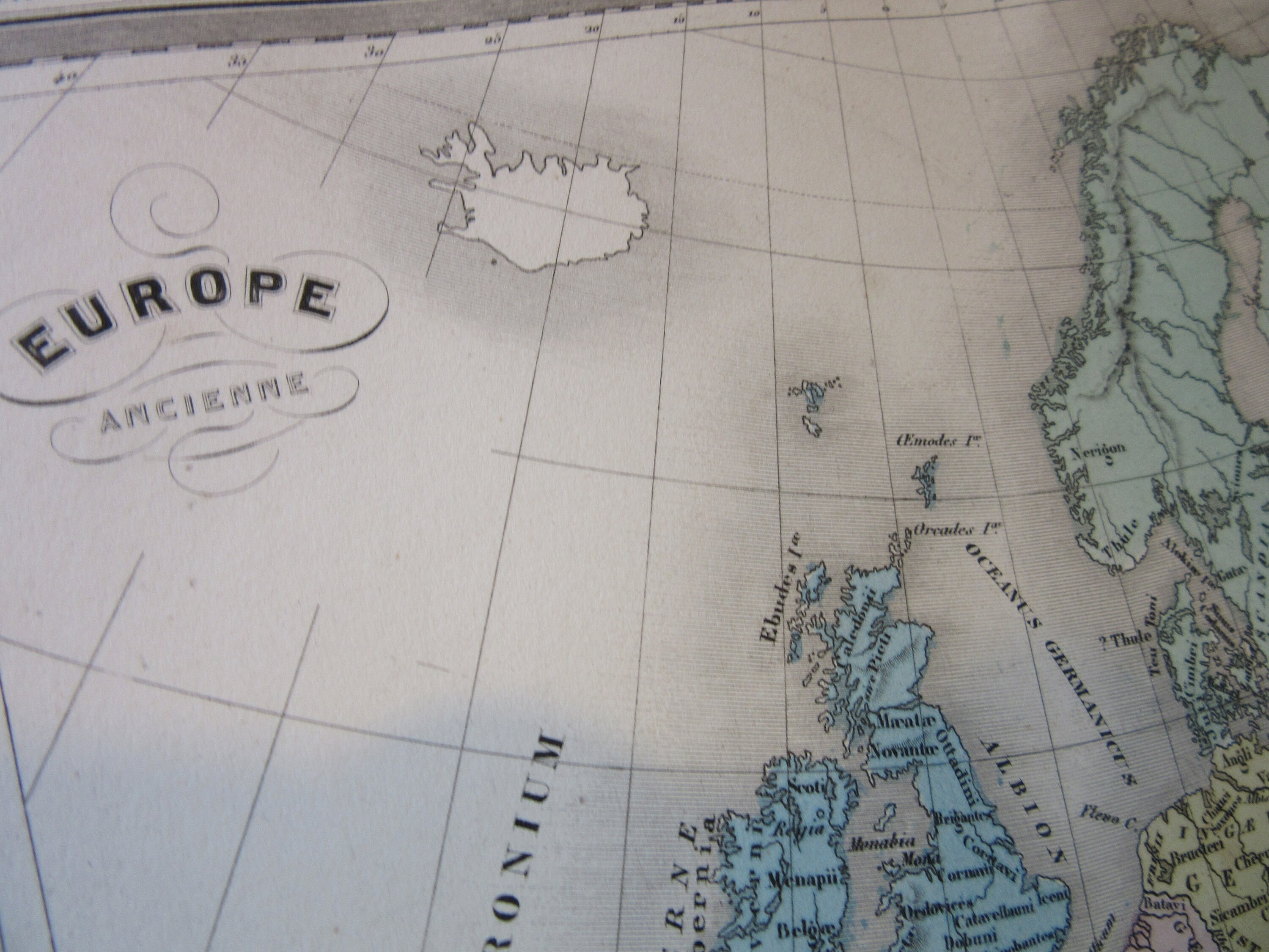 Old Vintage French Map of Europe for Art/cartography/map - Etsy