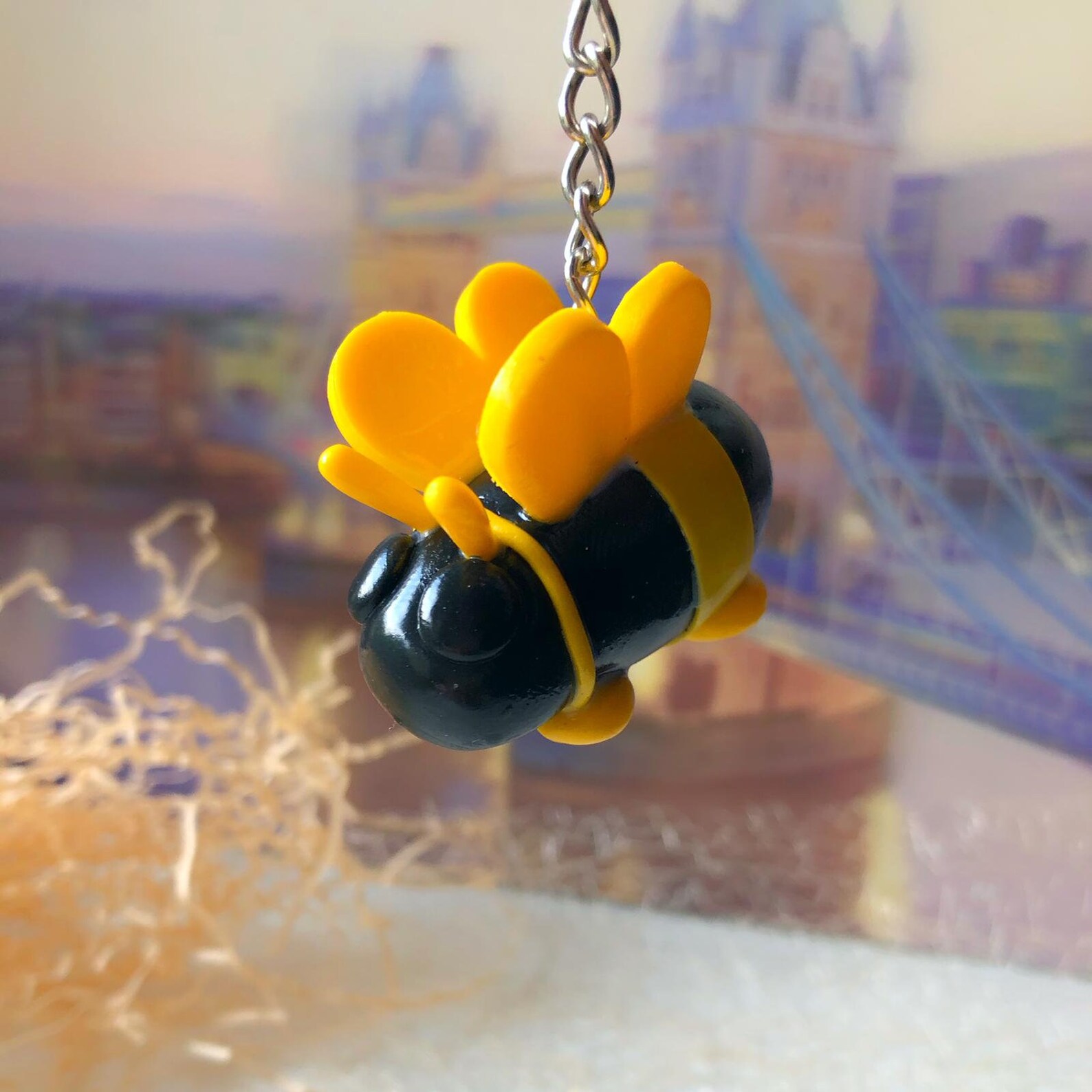 Adopt Me Toy King Bee Charm Gift Surprise Handmade Craft Polymer Clay ...