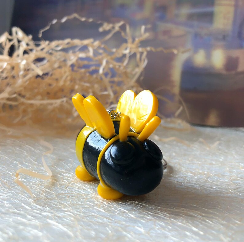 Adopt Me Toy King Bee Charm Gift Surprise Handmade Craft Polymer Clay ...