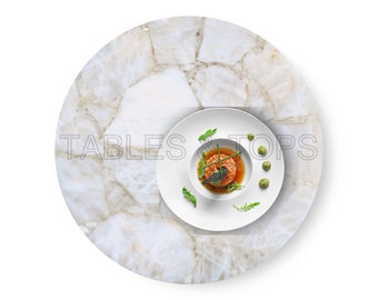 Crystal Quartz Table Top Kitchen Counter-top Semi Precious Stone ...
