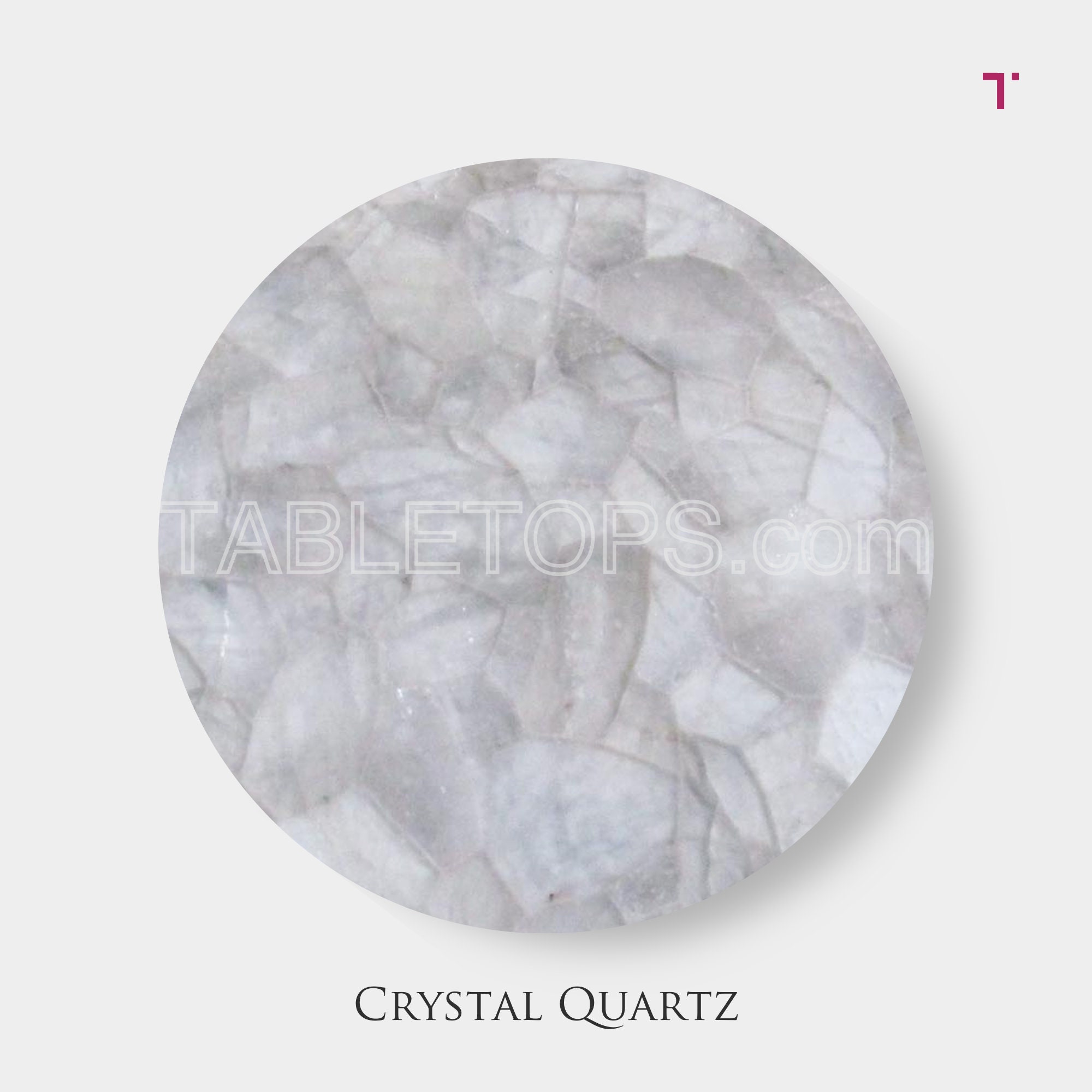 Crystal Quartz Table Top Kitchen Counter-top Semi Precious - Etsy