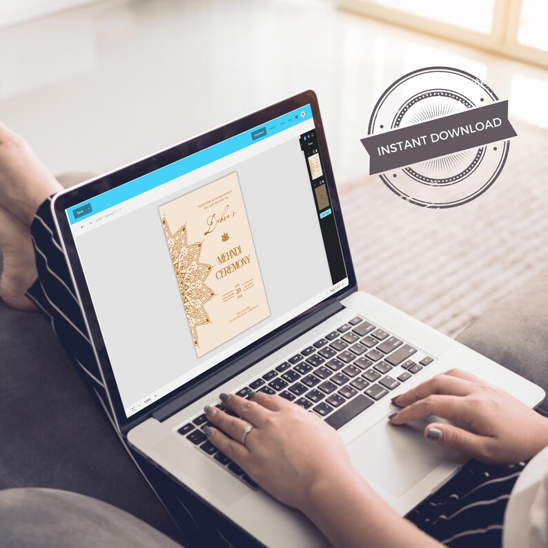 SARA - Mehndi Night Template,hindu Wedding,indian Wedding,digital ...