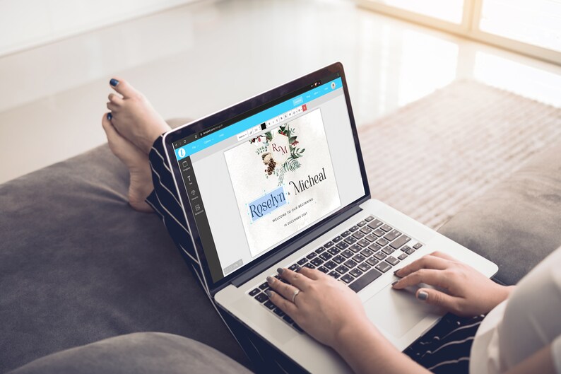 LOLA Winter Wedding Welcome Signs Template Download - Etsy