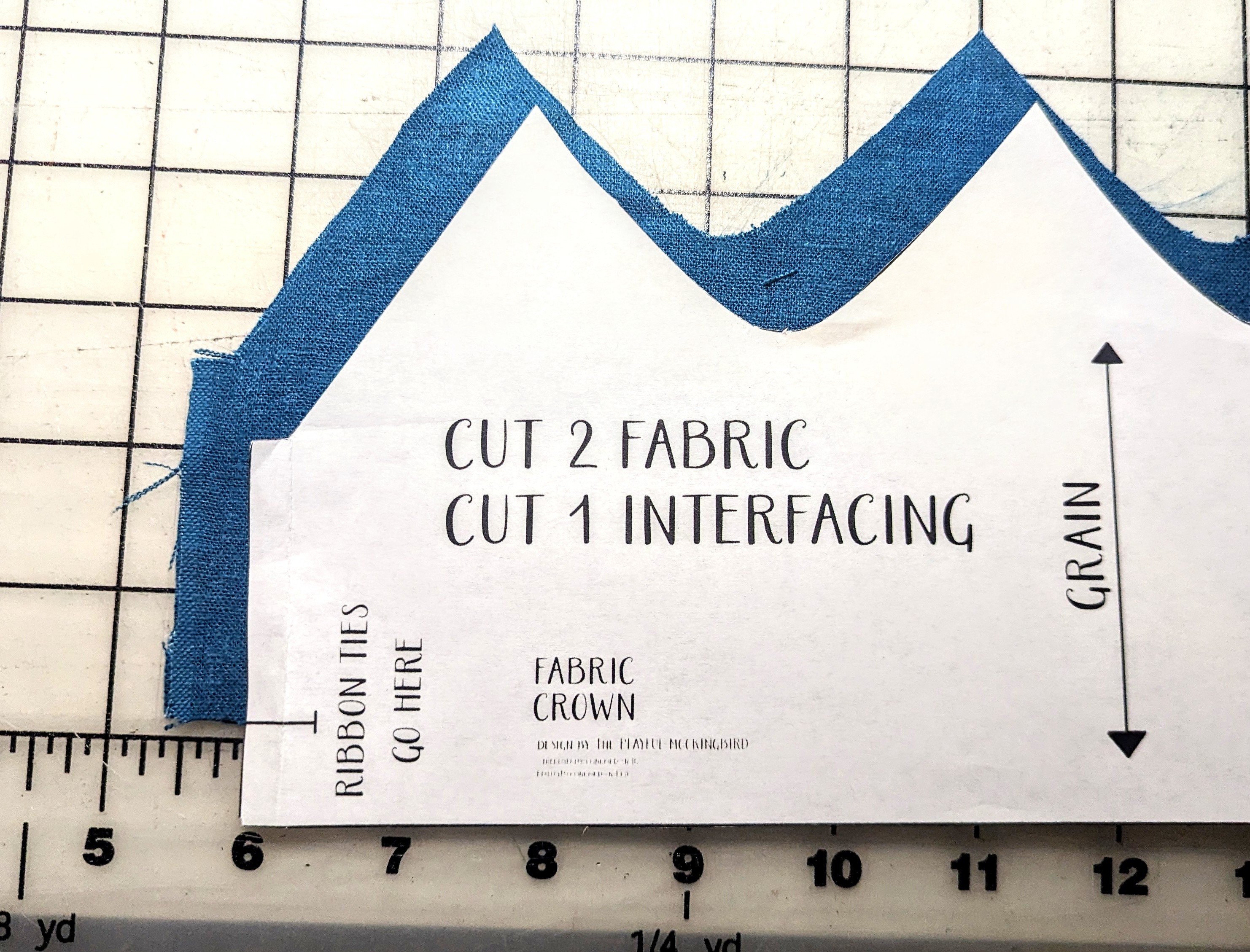 Fabric Crown Sewing PDF Pattern Digital Download Easy, Beginner ...