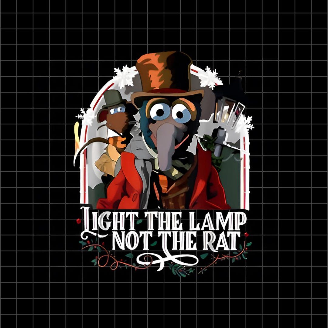 Light the Lamp Not the Rat Png, Character the Muppet Christmas Carol Png, Cartoon Character Xmas ...