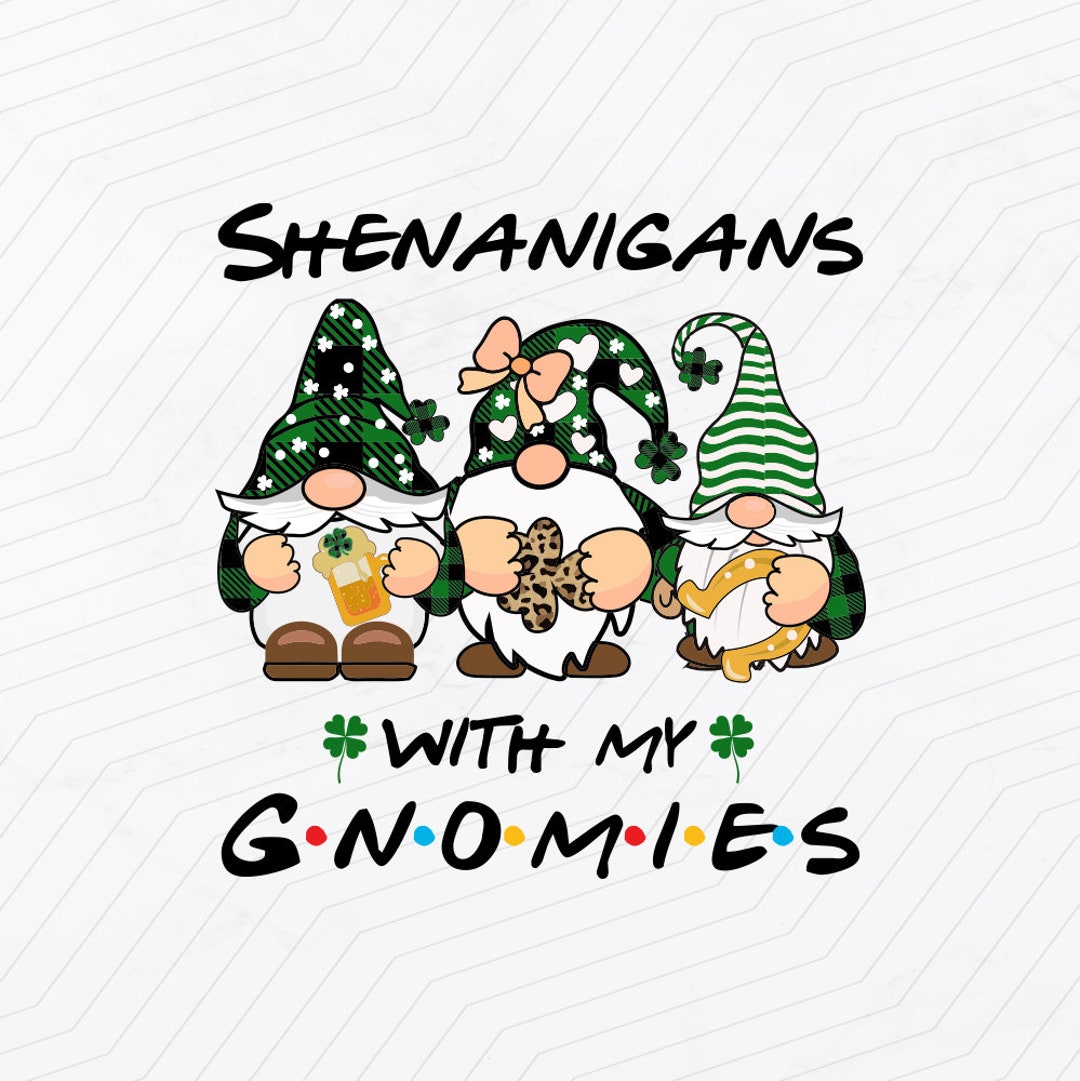 St. Patrick's Day Shamrockin' With My Gnomies Svg, St. Patrick's Day ...