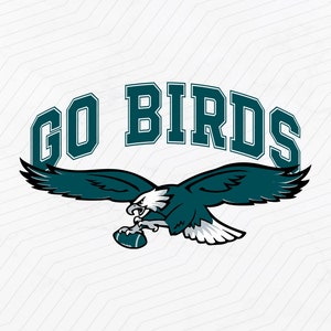 Go Birds Svg, Eagles Svg, Sundays for the Bird, Philadelphia Football ...