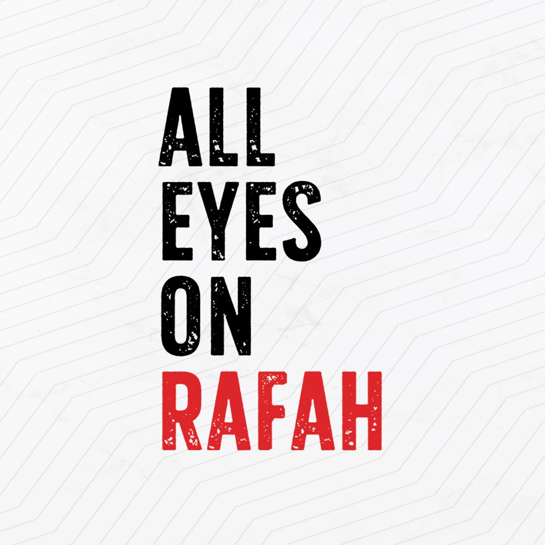 All Eyes on Rafah Svg Png, Rafah Svg, Free Palestine, Activist Png ...
