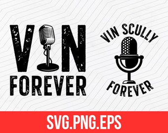 Vin Scully Mic Svg - Etsy