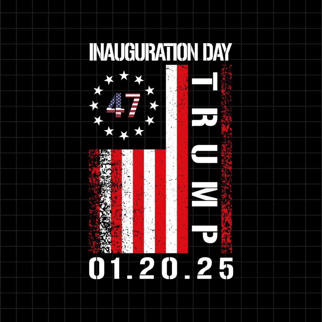 Inauguration Day Trump SVG, TRUMP Won Png, Trump 47th President Shirt ...