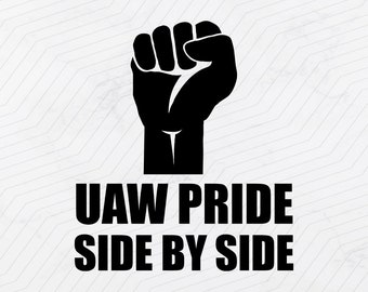 UAW Strike USA Flag SVG Labor Union Protest Digital - Etsy