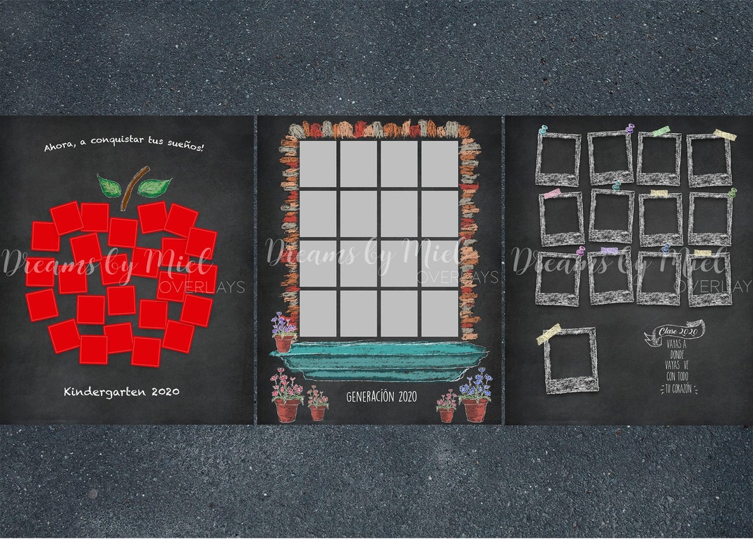 Template Graduation Class 2020 Chalk Board - Etsy