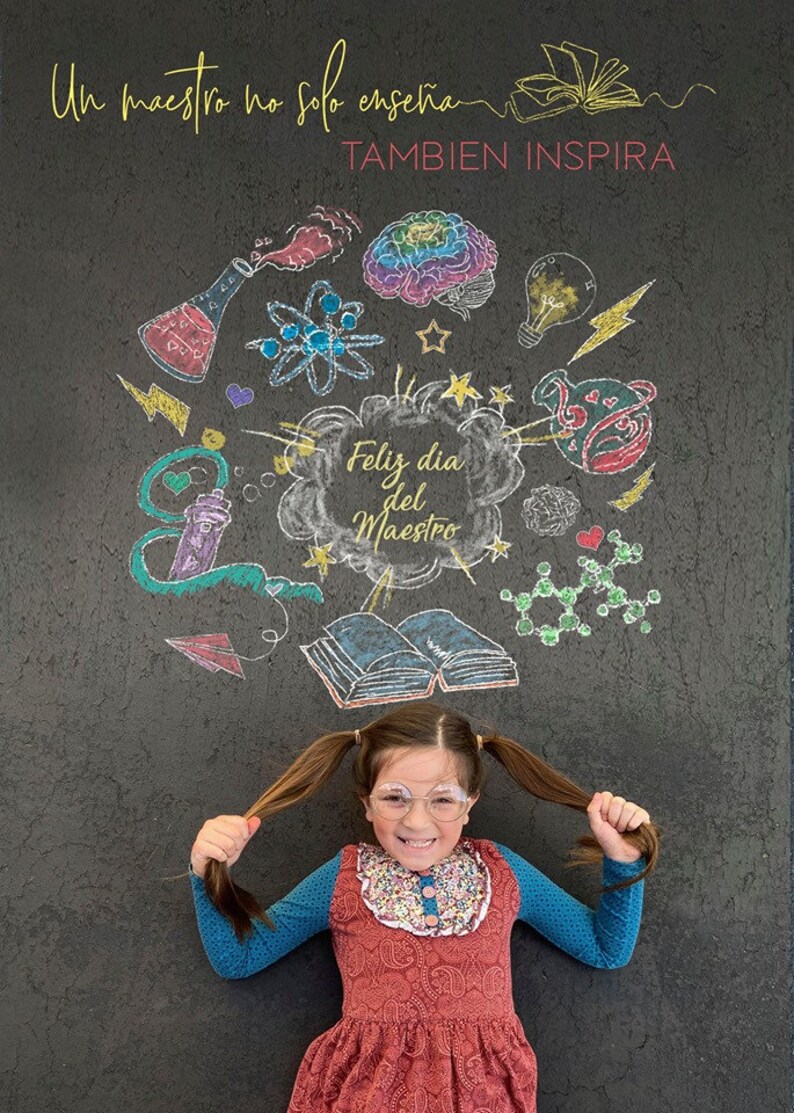 Overlay Happy Teacher's Day Sidewalk Chalk Art - Etsy