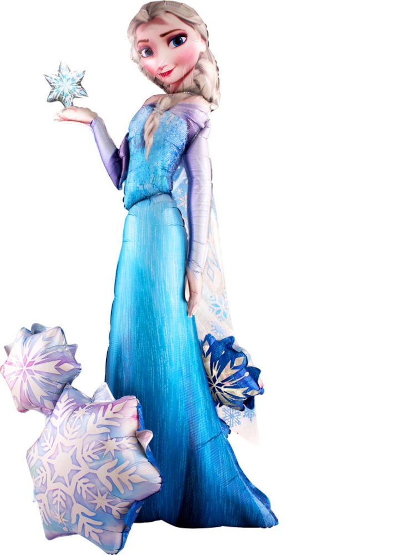 Life Size 57" Airwalkers Elsa the Snow Queen Foil Balloon,disney's ...