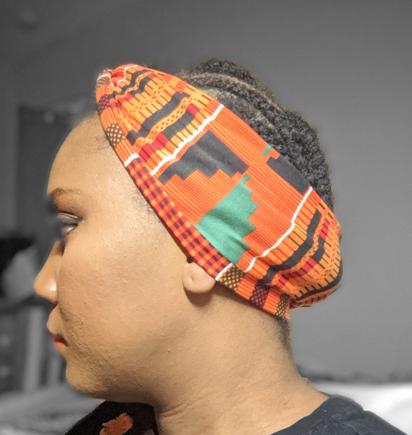 Kente Print Headband, African Print Headband, Scrounge - Etsy