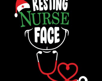 Nurse Christmas Svg | Etsy