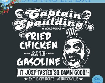 Captain Spaulding Svg | Etsy