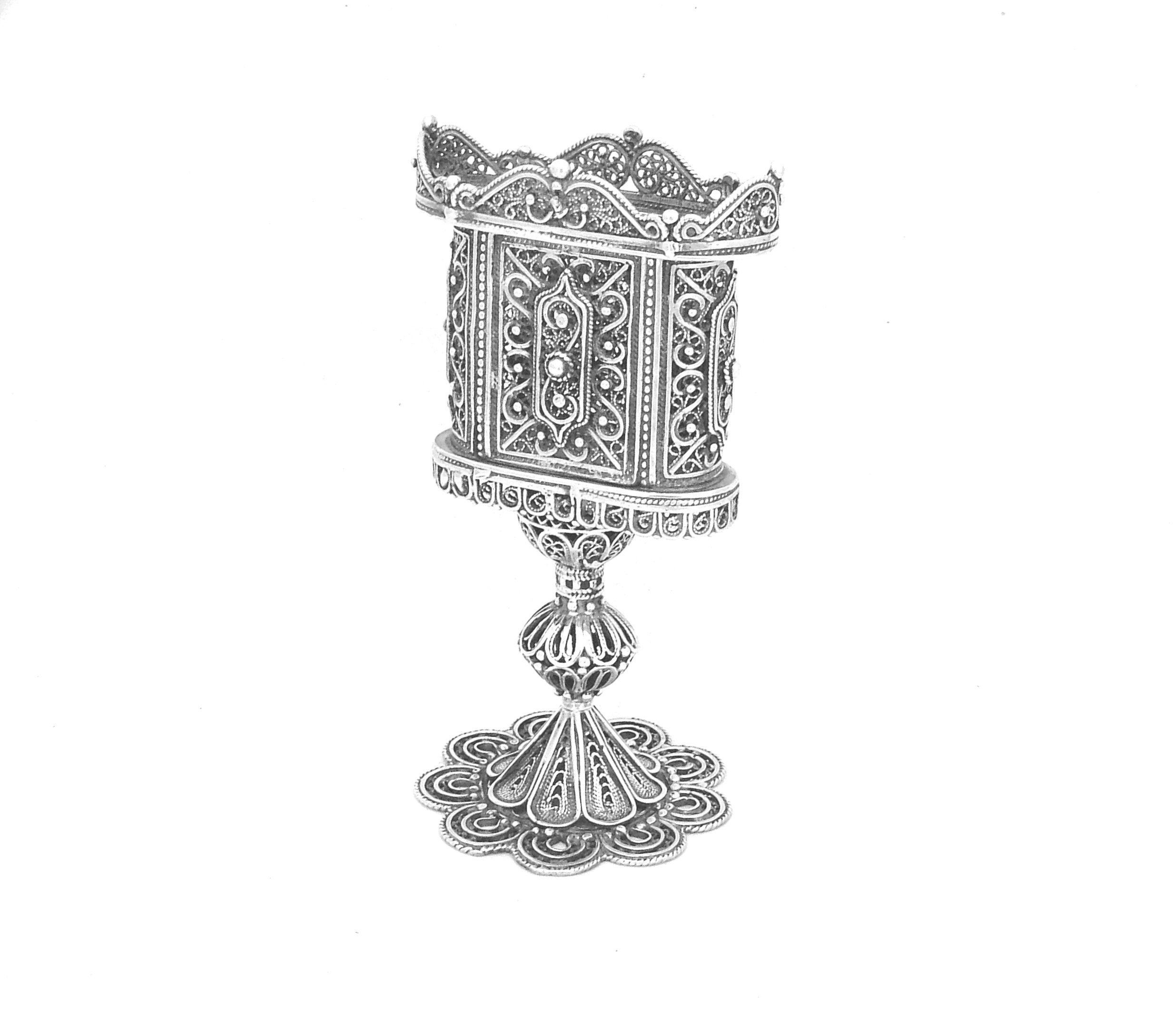 Silver Havdalah Set Filigree Handmade Havdalah Set Sterling - Etsy