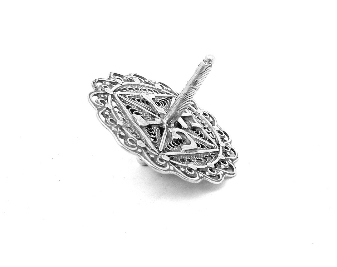 Beautiful Small Hanukkah Dreidel, Sterling Silver Dreidel, Jewish ...