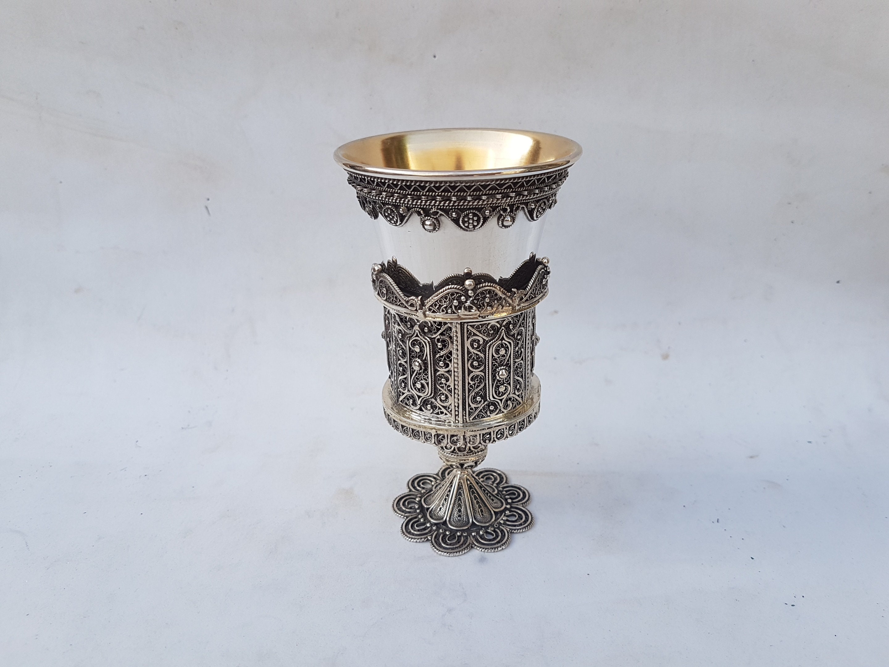 Silver Havdalah Set Filigree Handmade Havdalah Set Sterling - Etsy