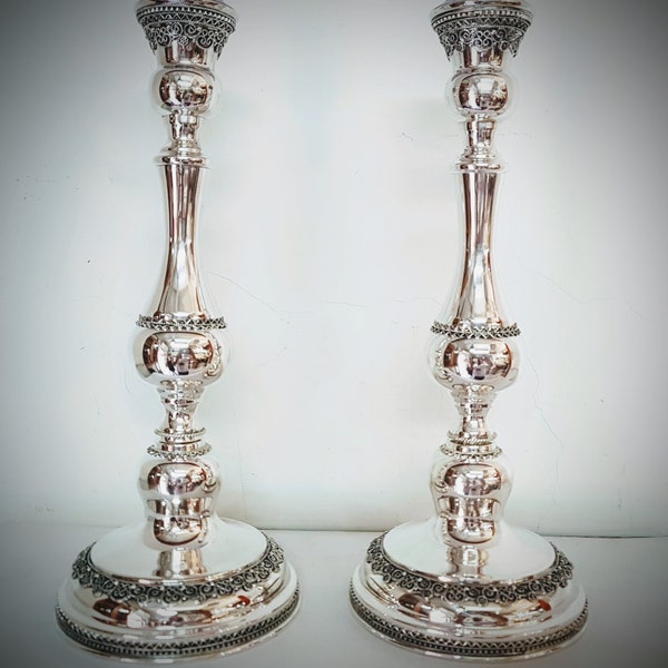 Shabbat Candlesticks - Etsy