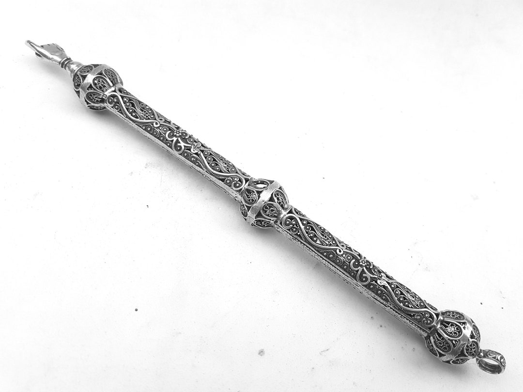 Yad Torah Pointer, Jewish Wedding Gift, Judaica Gift, Yemenite Filigree ...