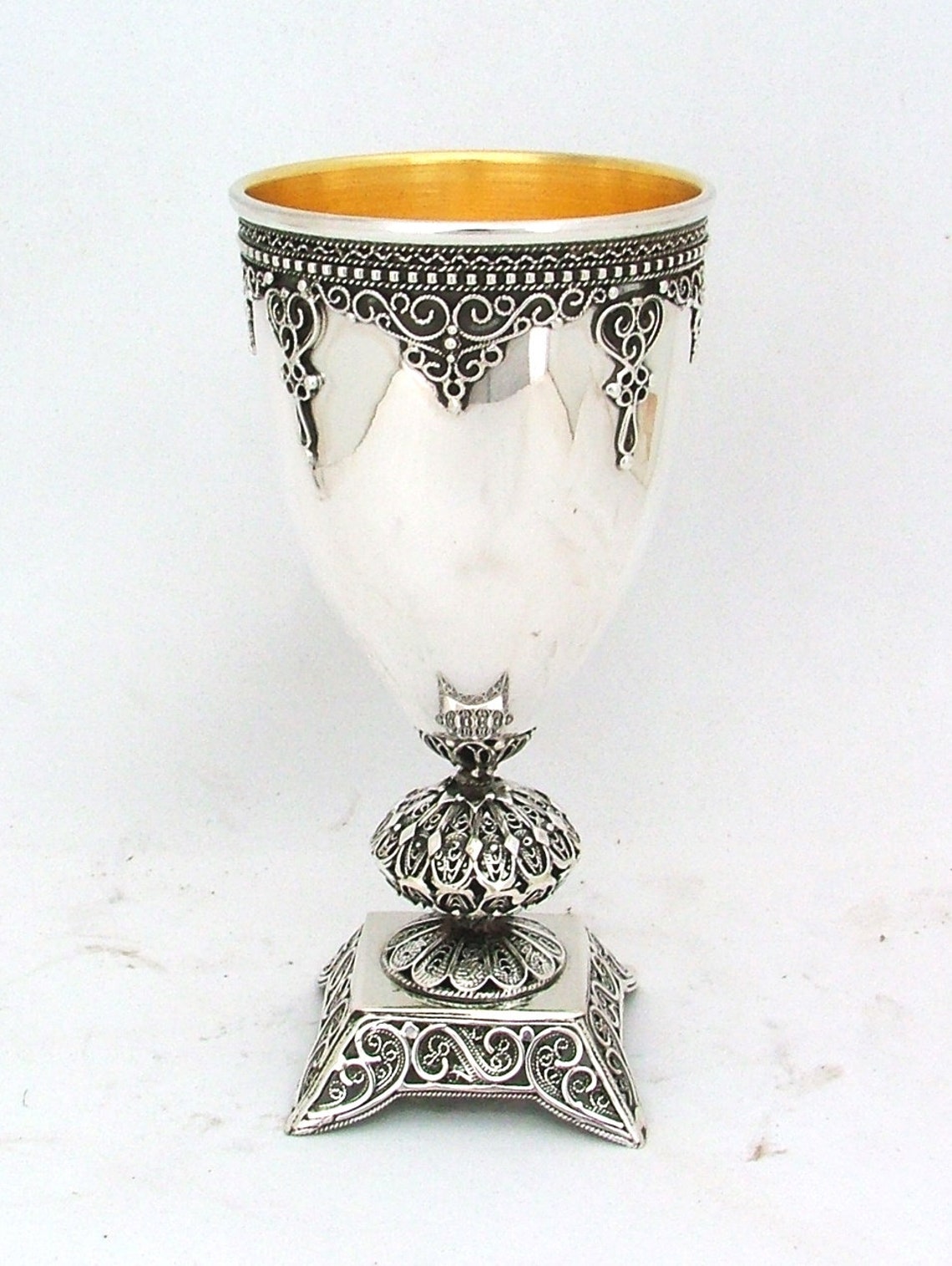 Kiddush Goblet Shabbat Wine Cup Jewish Gift Unique | Etsy