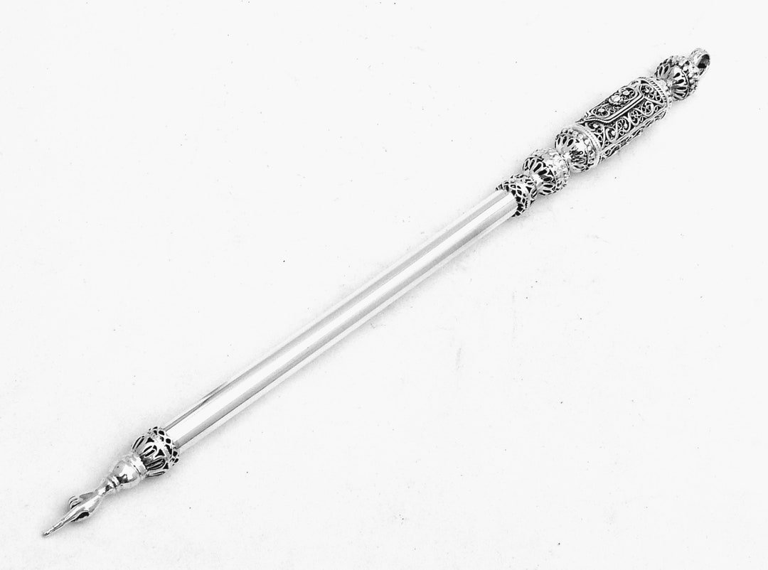 Yad Torah Pointer, Jewish Wedding Gift, Judaica Gift, Yemenite Filigree ...