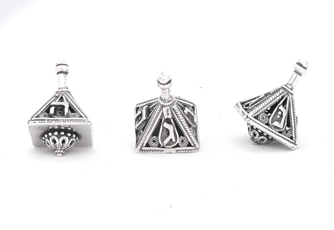 Unique Handmade Dreidel, Filigree Art Dreidel, Children Game, Jewish ...