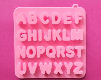 Alphabet Chocolate Mold | Etsy
