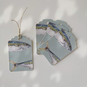 KINGFISHER Gift Tags - Etsy