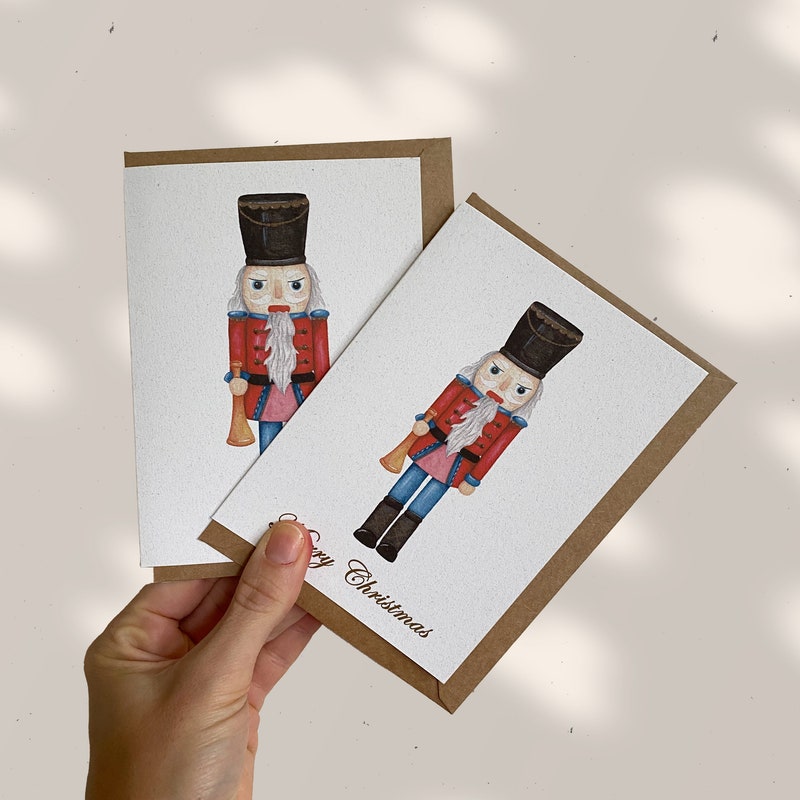 Nutcracker Card - Etsy