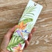 TROPICAL Flowers and Leaves BOOKMARKS. Handmade, 100% Eco-friendly and ...