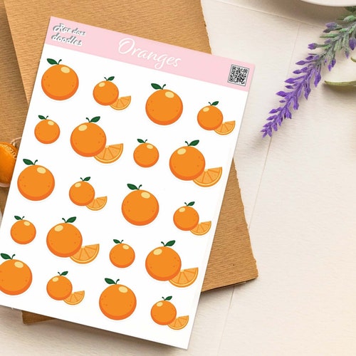 Orange Fruit Slice Oranges Juice Decal Car Decal Laptop - Etsy