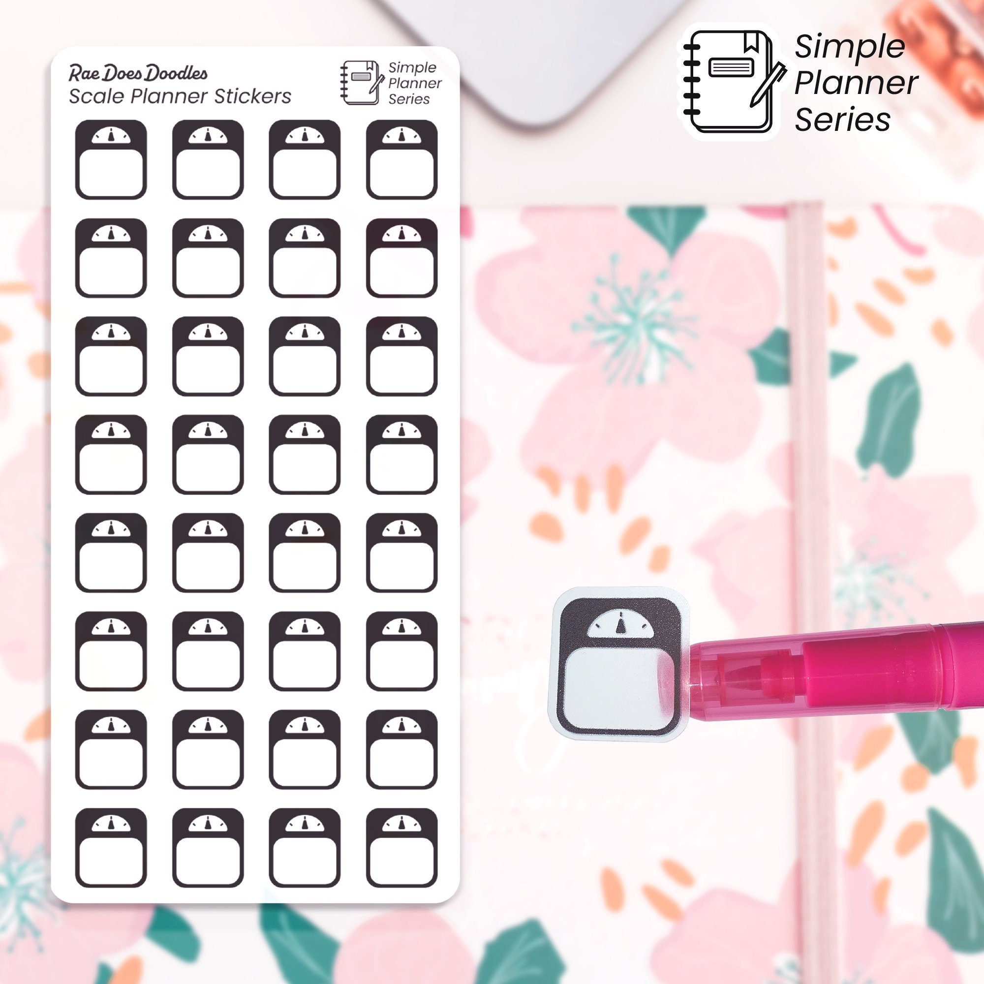 Paper Paper & Party Supplies Calendars & Planners Clear SCALE Planner ...