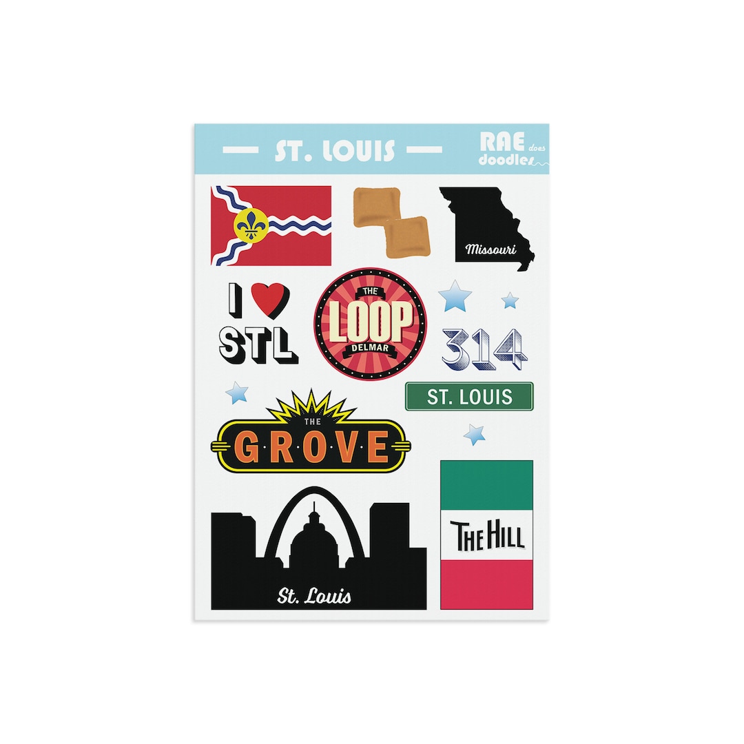 St Louis Stickers - Saint Louis Stickers - Etsy
